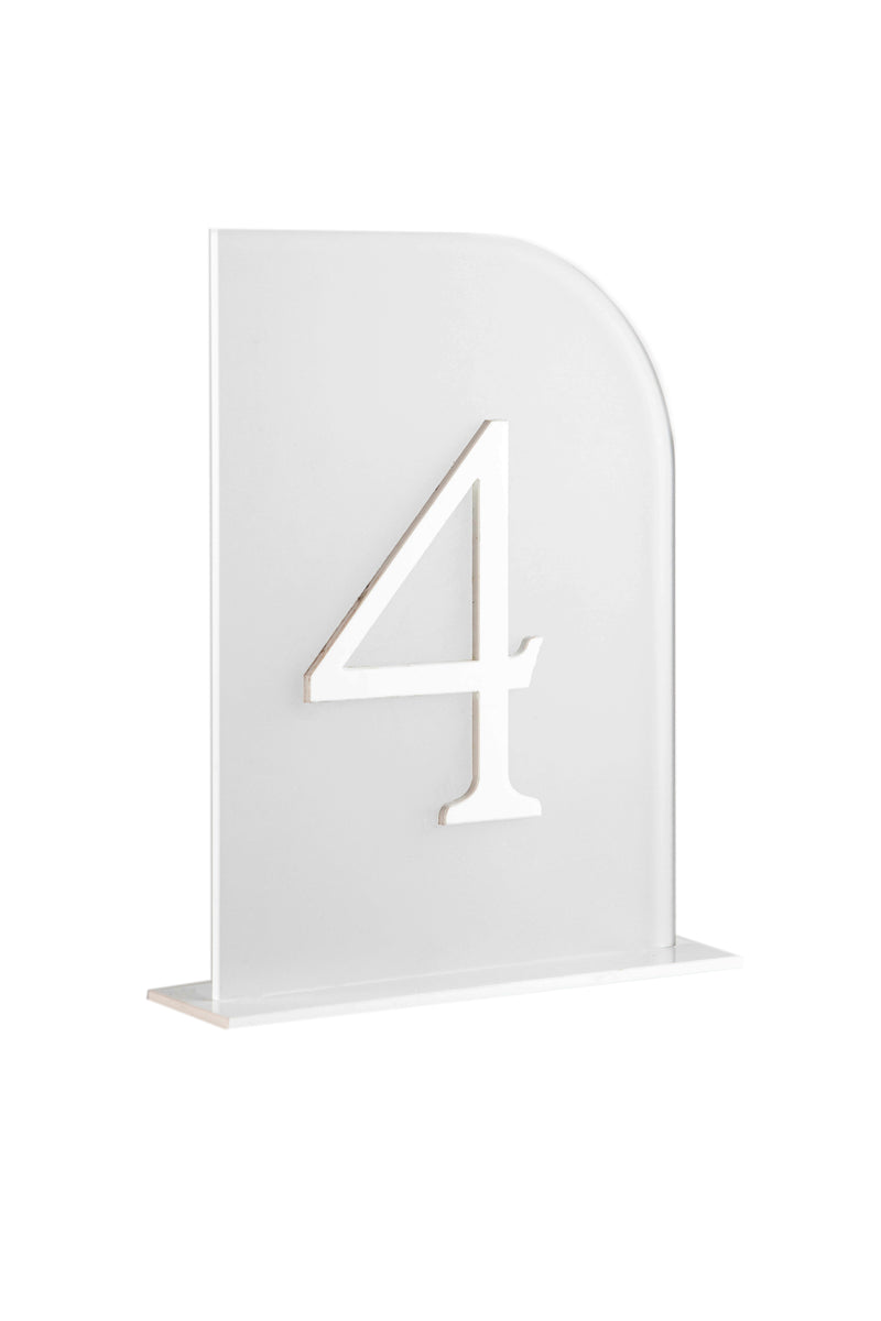 Table Number - Curved – Hire Haus